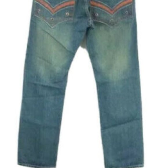 Knockout Jeans | Jeans | Knockout Jeans Mens Blue Orange Size 32 X 32 ...